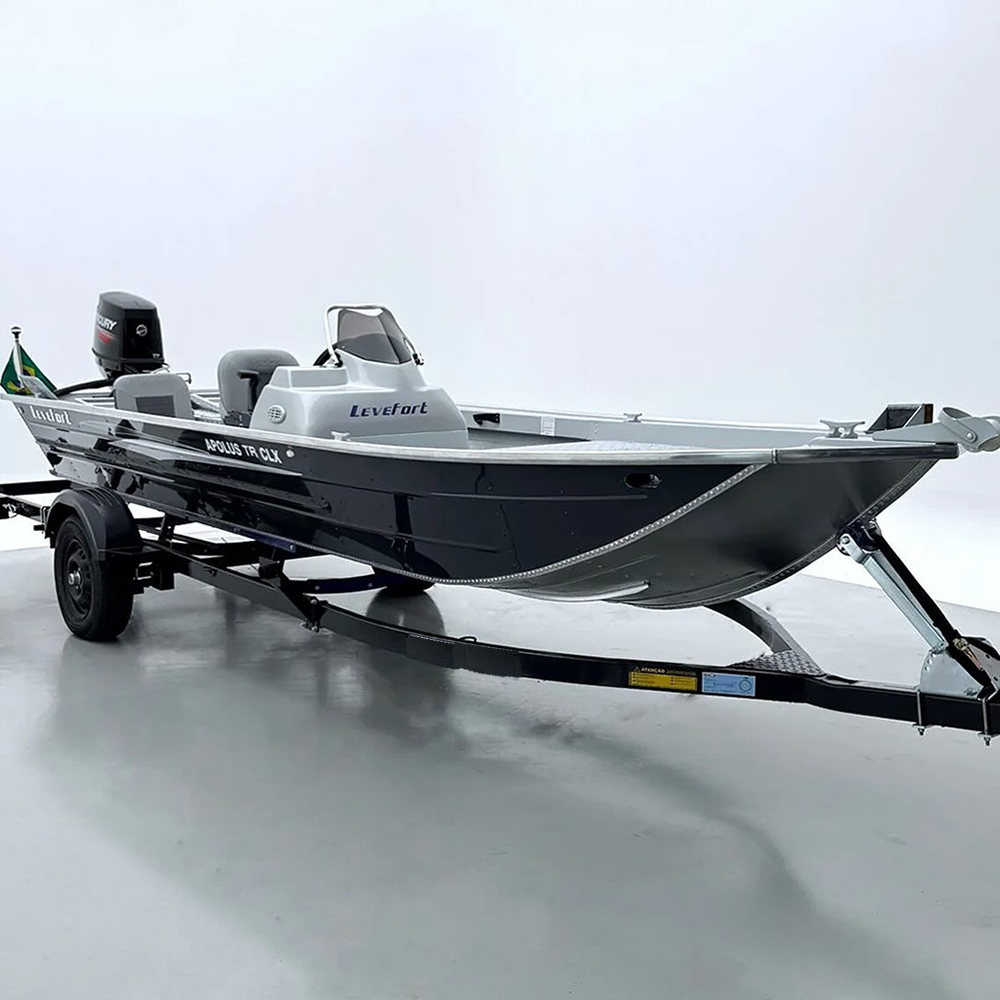 Barco Levefort Apolus TR CLX + Mercury 50 HP 2T - Fat. PJ + Carreta ...