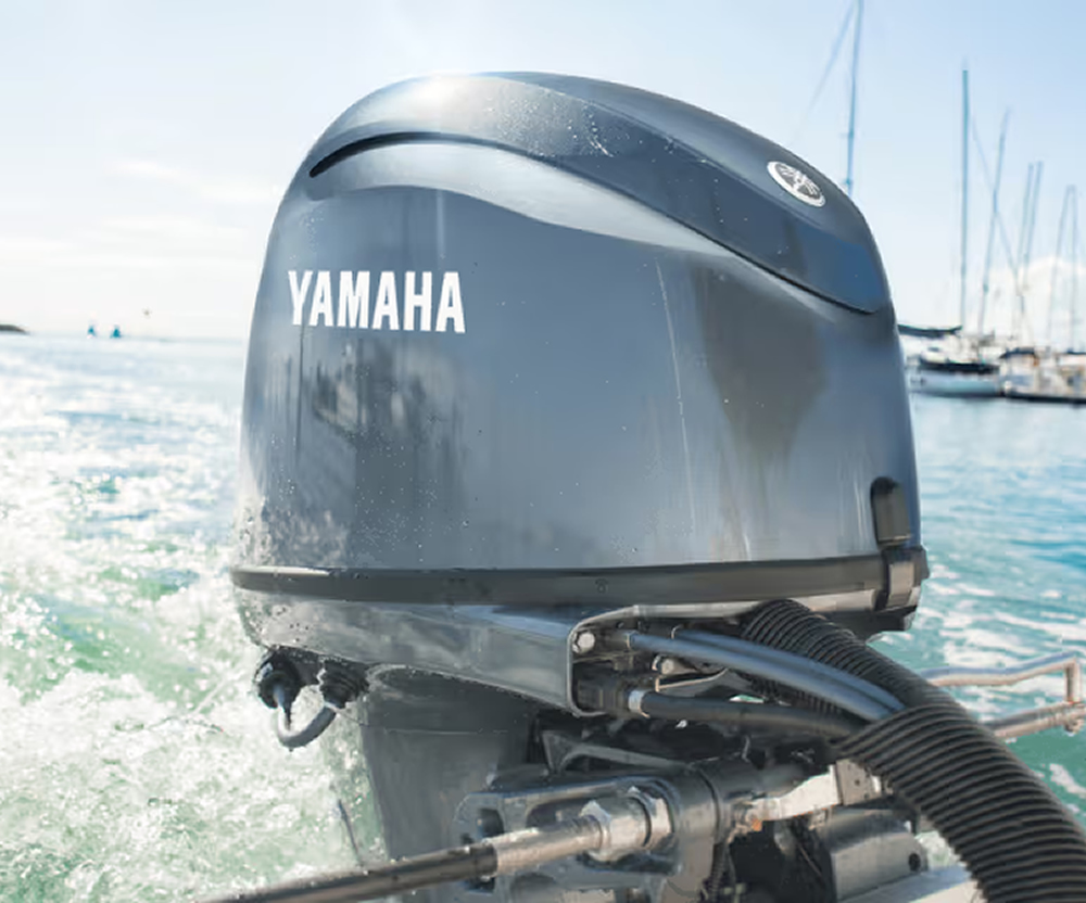 Motor de Popa Yamaha 60 HP HETL (Nova Geração) 4 Tempos— Partida ...