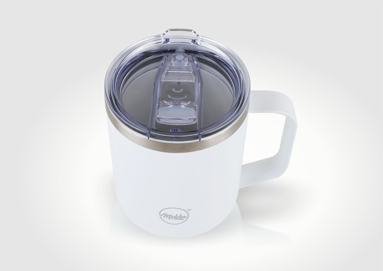 Caneca Térmica Mugy 370ml Branca com revestimento cerâmico - Mokha - Copos Térmicos - Garrafas ...