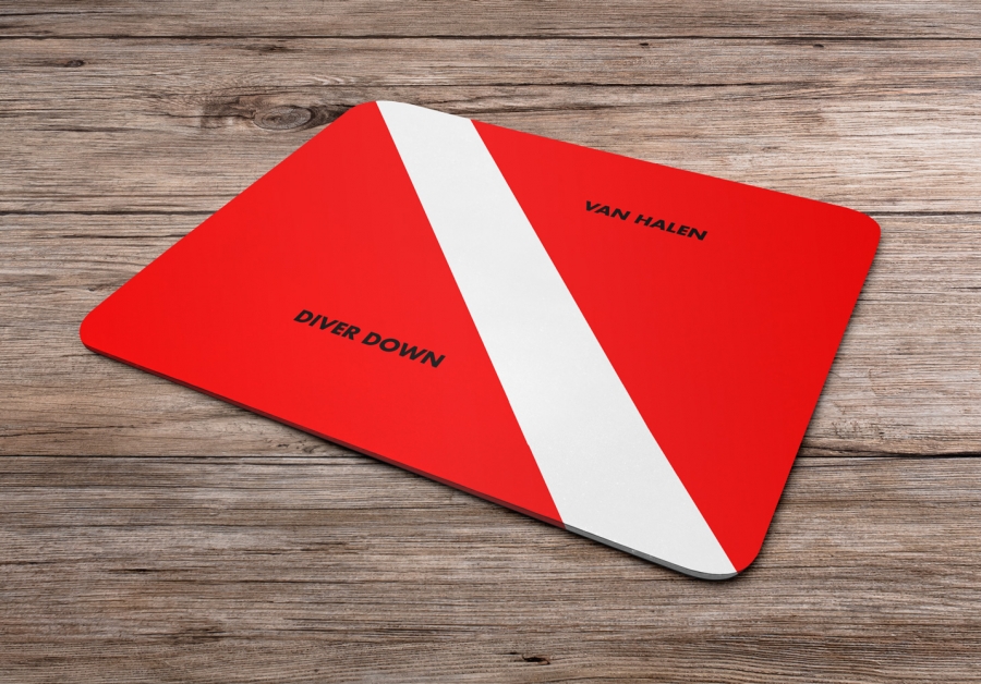 Mouse pad Van Halen 1982 Diver Dow Album - Artgeek - Loja Nerd de ...