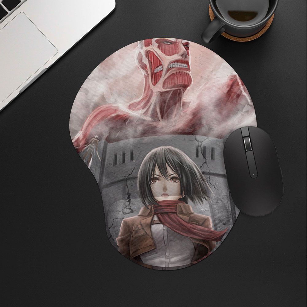 Mouse pad Ergonômico Attack on Titan Mikasa mod2 - Artgeek - Loja Nerd ...