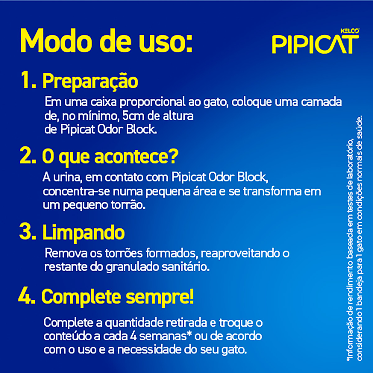 Areia Higiênica Pipicat Multi-Cat para Gatos - 4kg ou 12Kg - Pet Shop ...