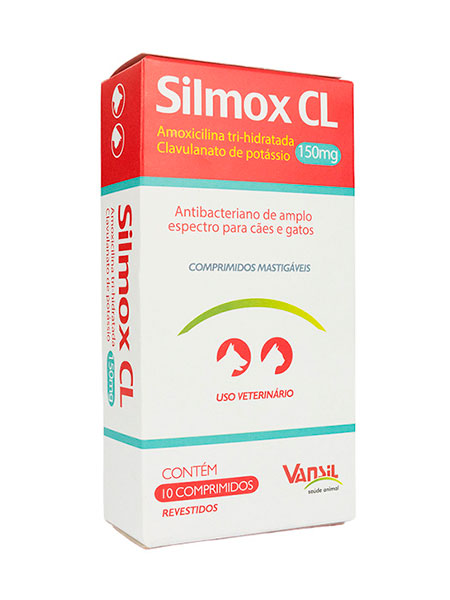 Antibiótico Silmox Caixa com 10 Comprimidos - 50mg, 150mg ou 300mg ...