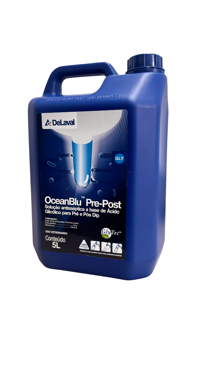 OceanBlu Pre-Post Antisséptico Pré e Pós Dip 5 Litros DeLaval - Loja AgroOuroVerde