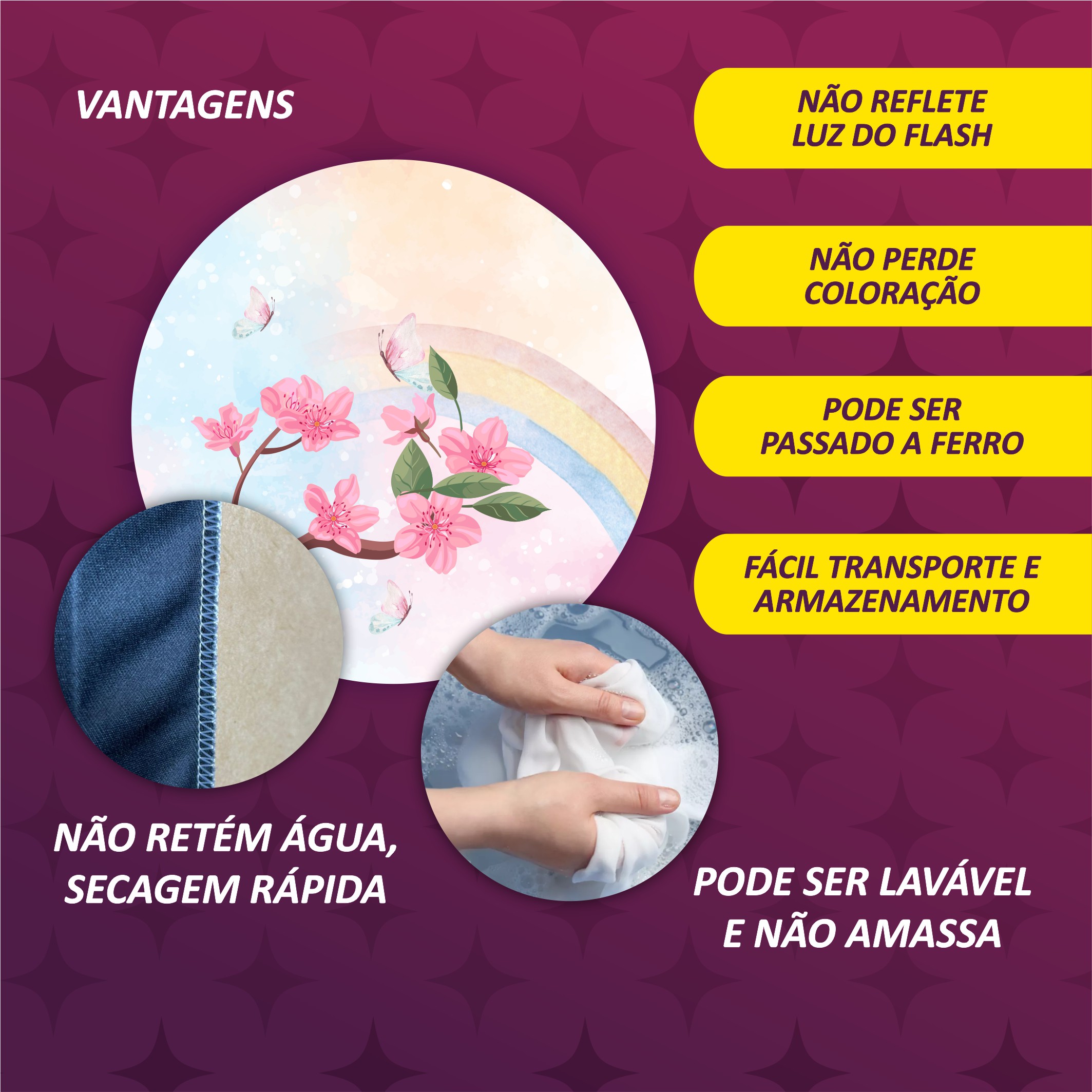 Painel de Festa Redondo em Tecido Sublimado Formatura Abc Canudo ...