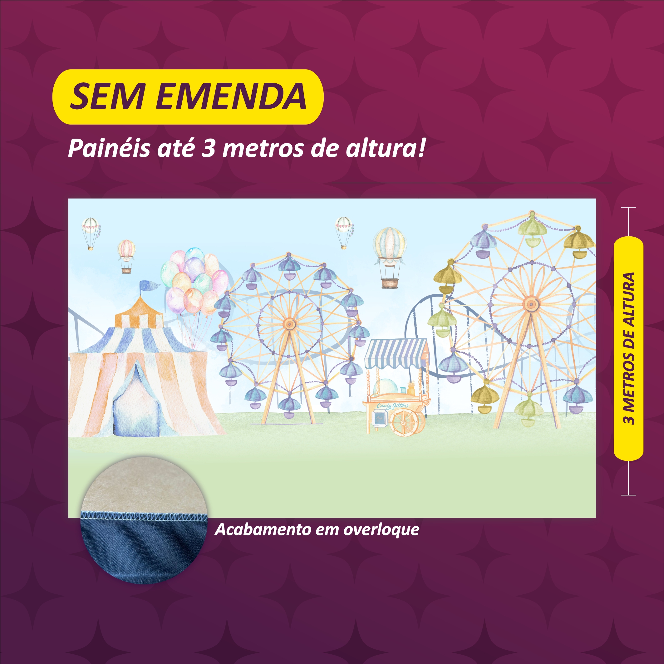 Painel de Festa em Tecido Sublimado Lápis ABC Formatura - Sublime ...