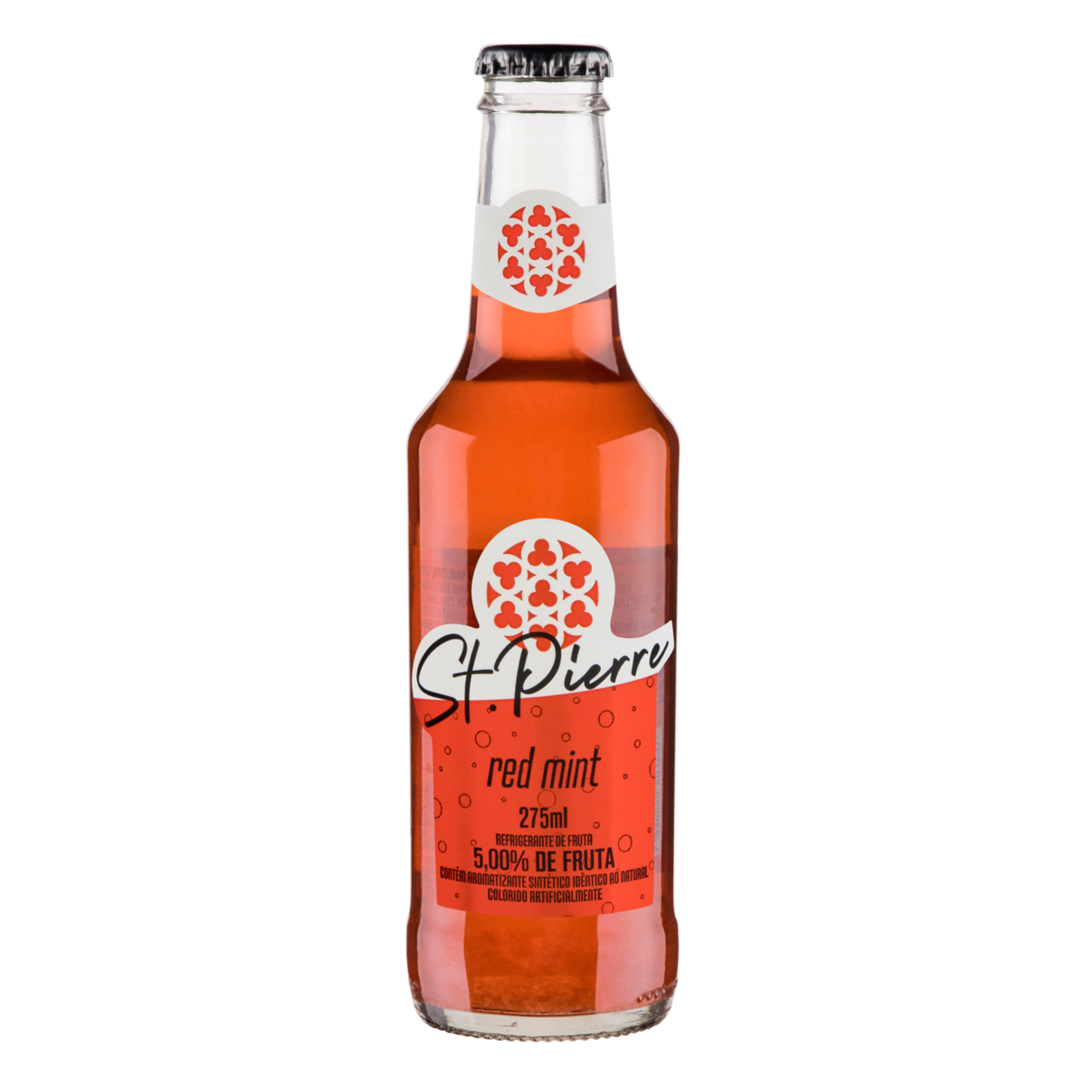 Refrigerante St. Pierre Red Mint 12 Long - 275ml - Bebida In Box