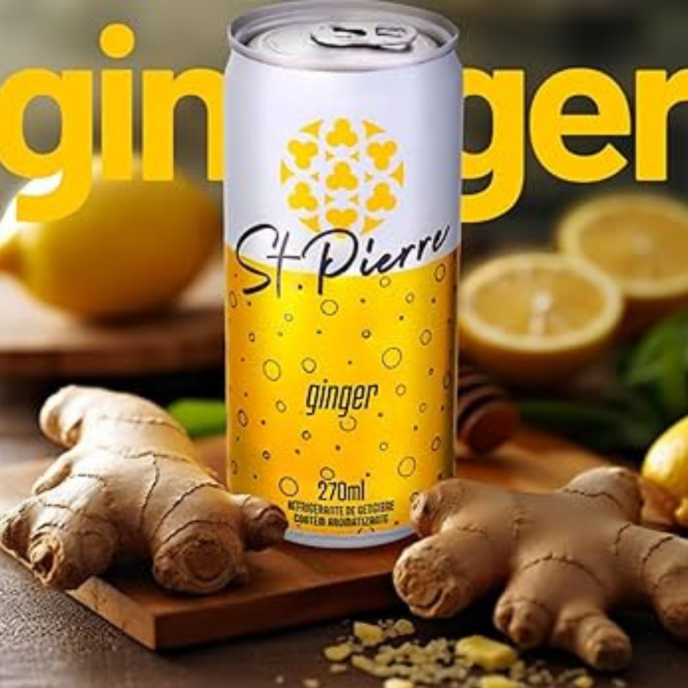 Refrigerante St. Pierre Ginger 270ml - 24 unids - Bebida In Box