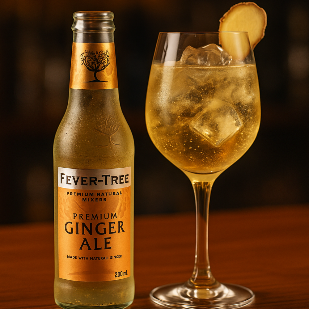 Água Tônica Fever Tree Ginger Ale 24und - 200mL - Bebida In Box