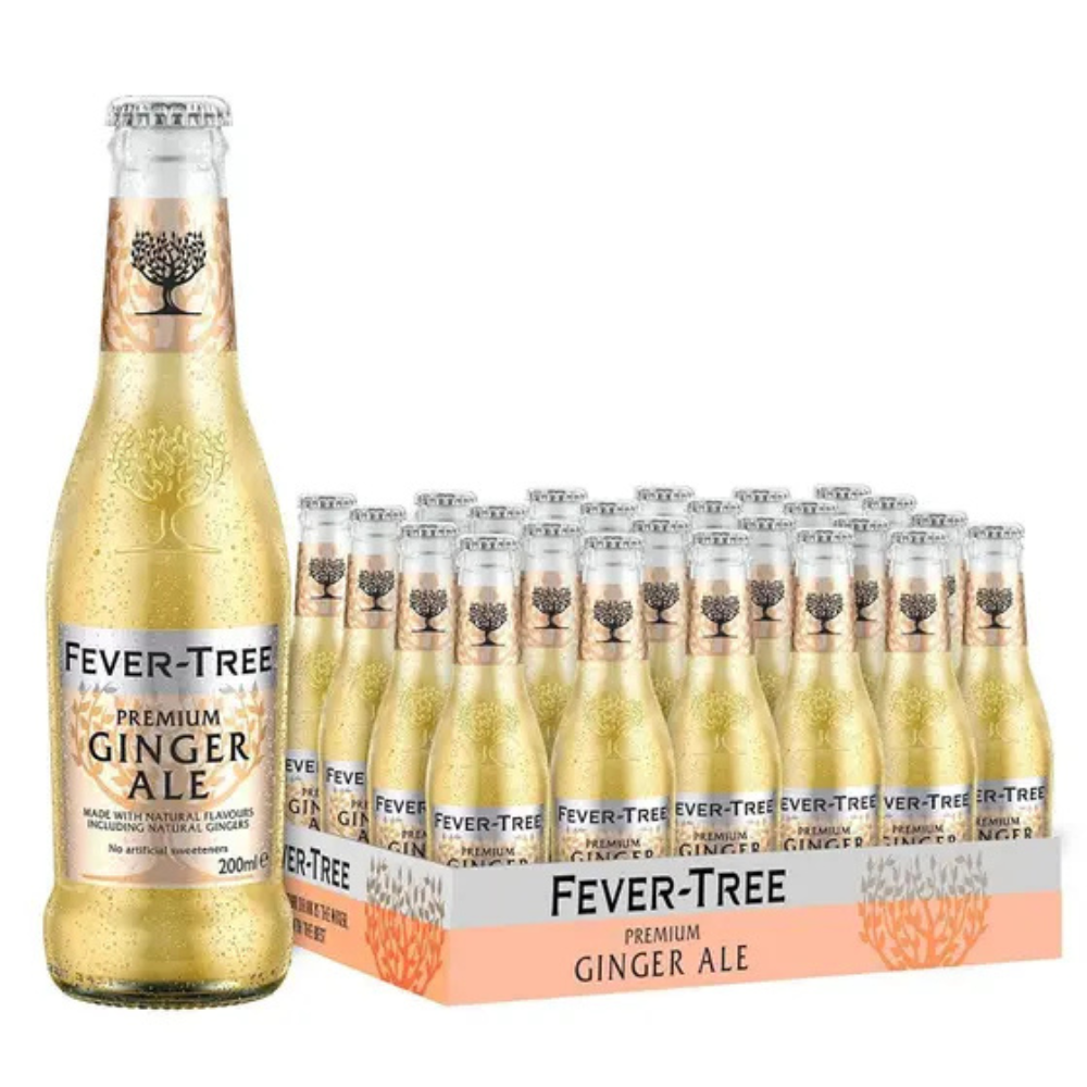 Água Tônica Fever Tree Ginger Ale 24und - 200mL - Bebida In Box