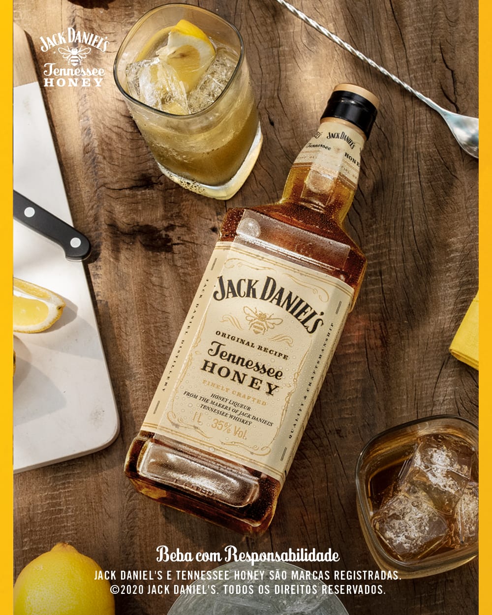 Jack Daniels Honey 1L - Bebida In Box