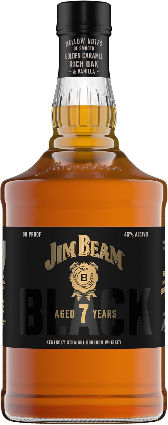 WHISKY JIM BEAM BLACK 7 YEARS - 1L - Bebida In Box