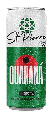 Refrigerante St. Pierre Guarana Sugar Free 24 unids - 310ml - Bebida In Box