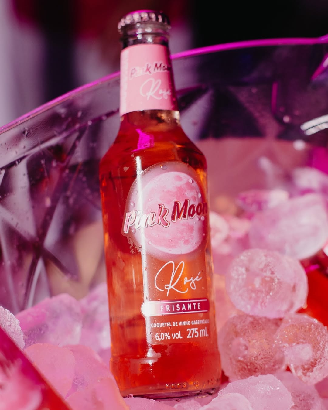 Pink Moon Frisante Rosé 275ml- 24 unid - Bebida In Box