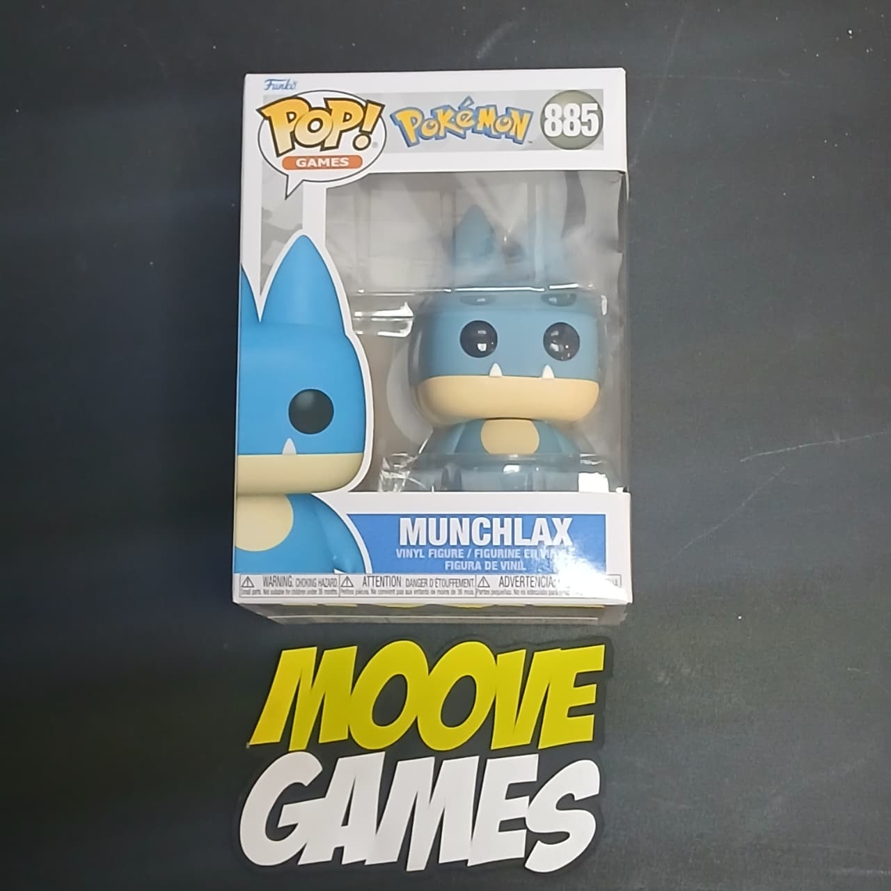 BONECO FUNKO POP! POKEMON: MUNCHLAX 885 - MOOVE GAMES