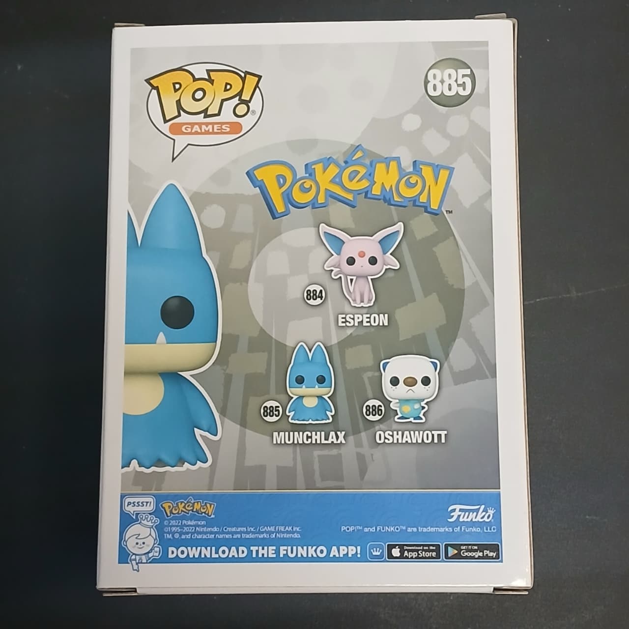 BONECO FUNKO POP! POKEMON: MUNCHLAX 885 - MOOVE GAMES
