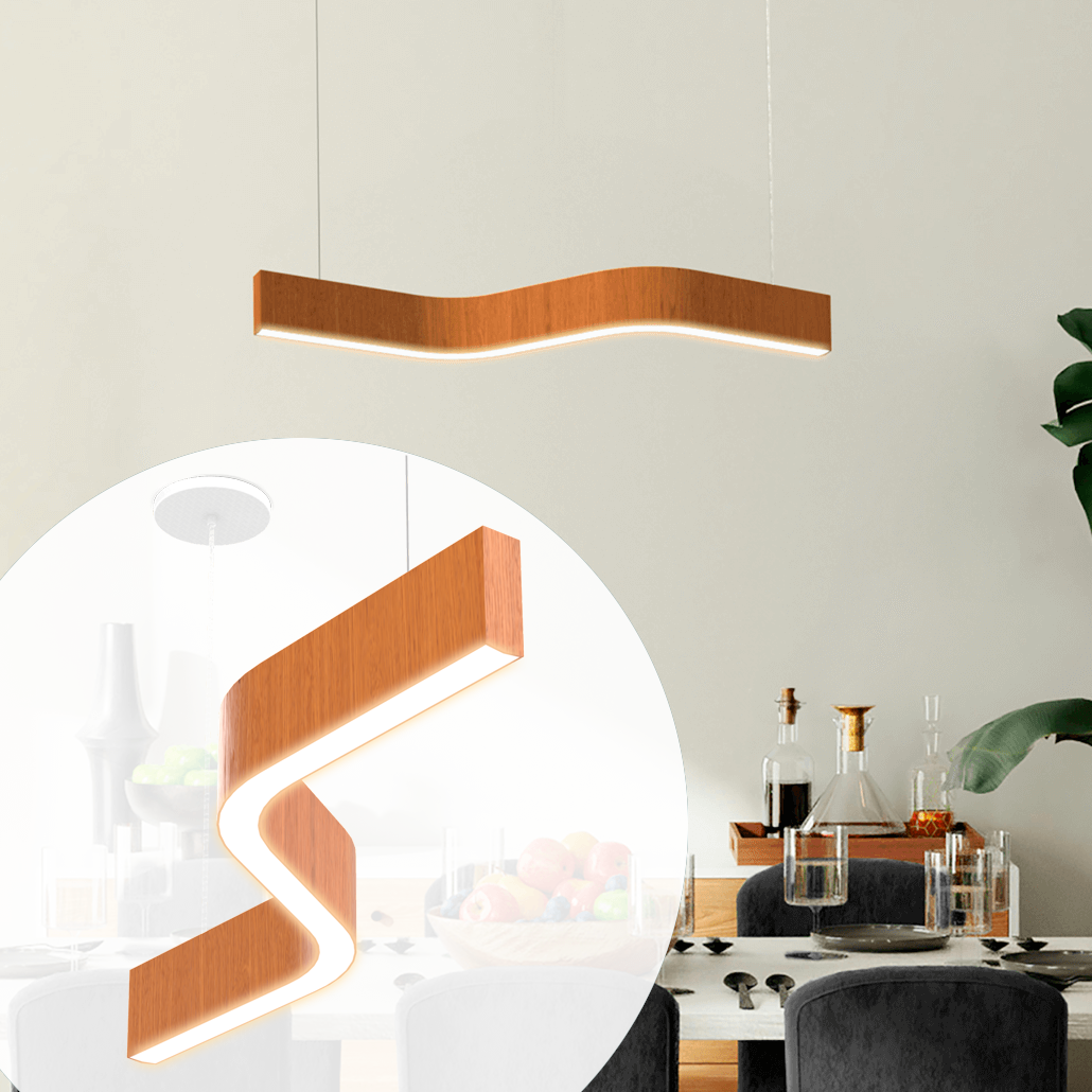 Lustre Madeira Grande Comprido Linear Z Slin 92cm - Trybo Design e ...