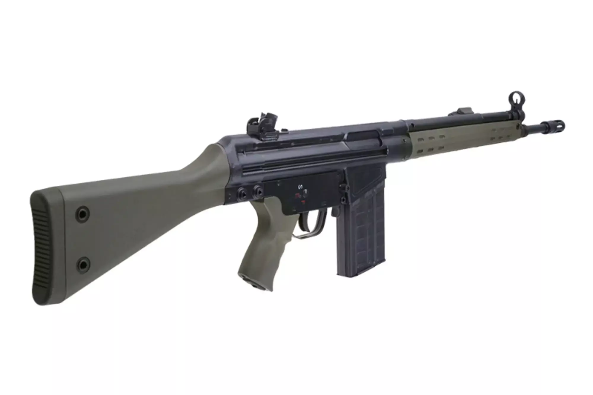 Rifle de Airsoft AEG G3 - LCT LC-3A3-S corpo em aço e polimero real ...