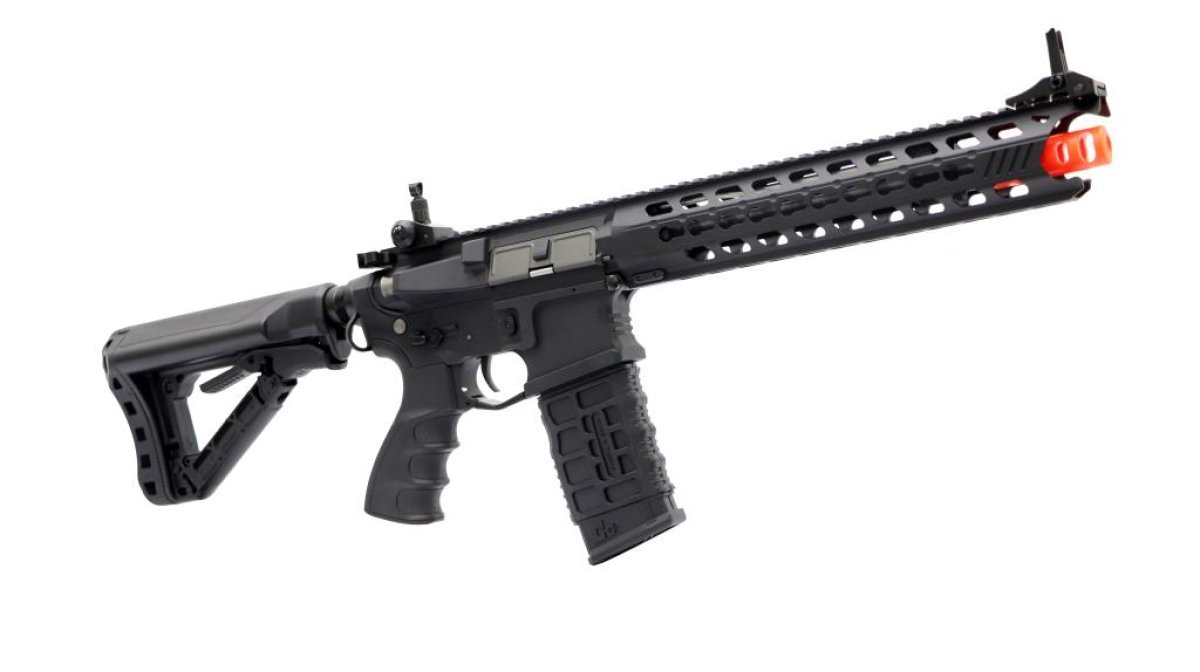 Predator Full Metal Preta Black Eletrica 6mm - Try Airsoft