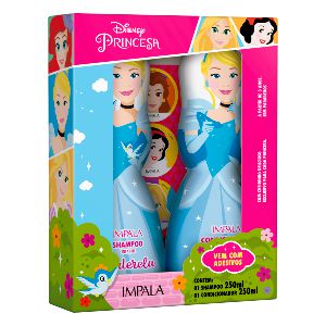 KIT PRINCESAS - CINDERELA - SHAMPOO + CONDICIONADOR 250ML - Atacado do ...