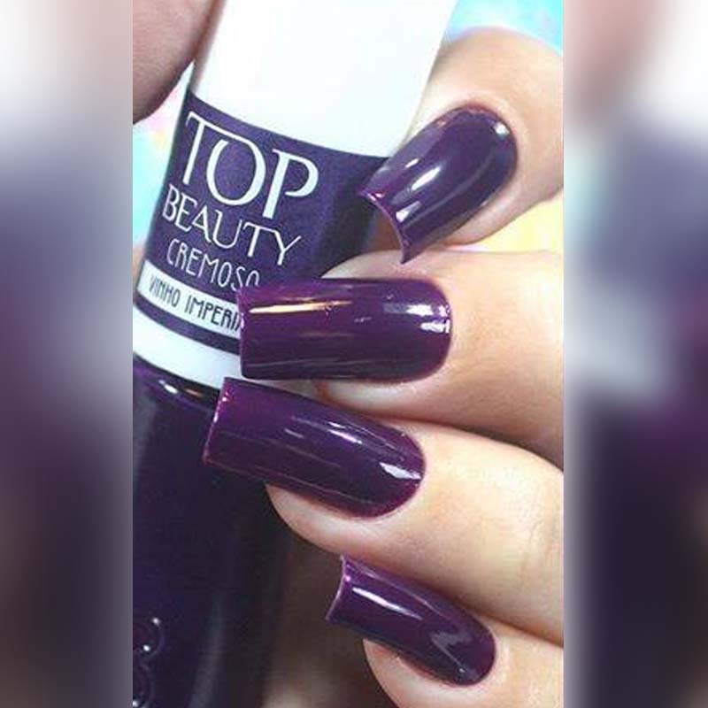 Esmalte Top Beauty Premium Vinho Imperial 9ml - Atacado do Esmalte