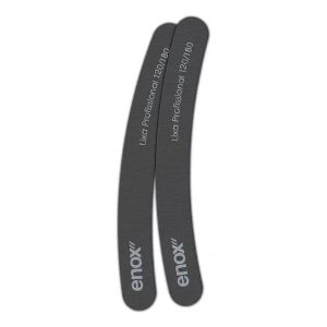 LIXA PROF. ENOX GRANULACAO GROSSA 120/180 BANANA (2 UNID) - Atacado do ...