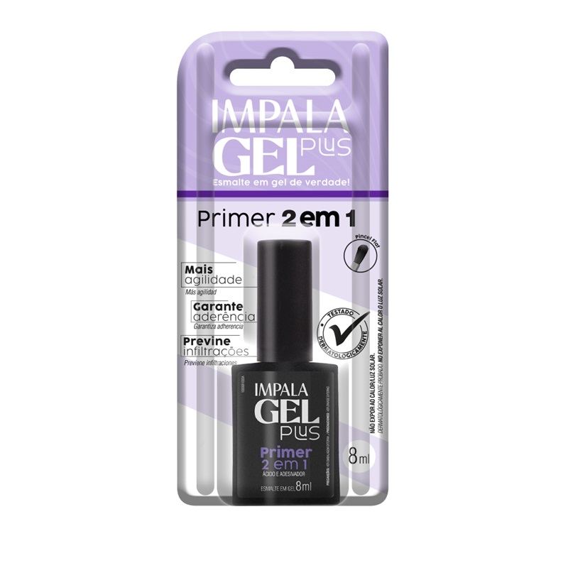 Esmalte Impala Gel Plus Primer 2 em 1 - Atacado do Esmalte