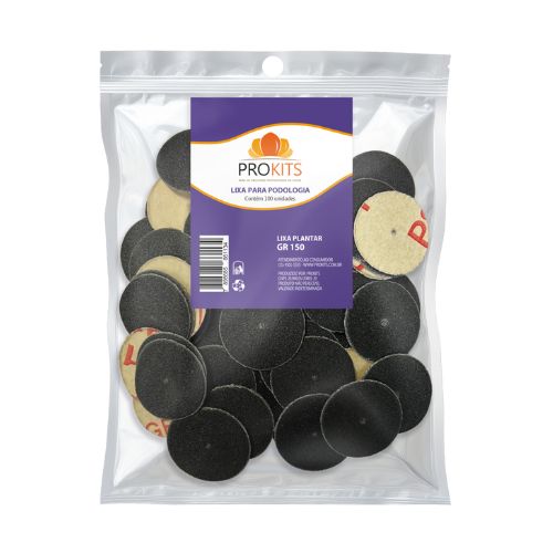 Pacote 100 Lixas Plantares 150G Prokits - Atacado do Esmalte