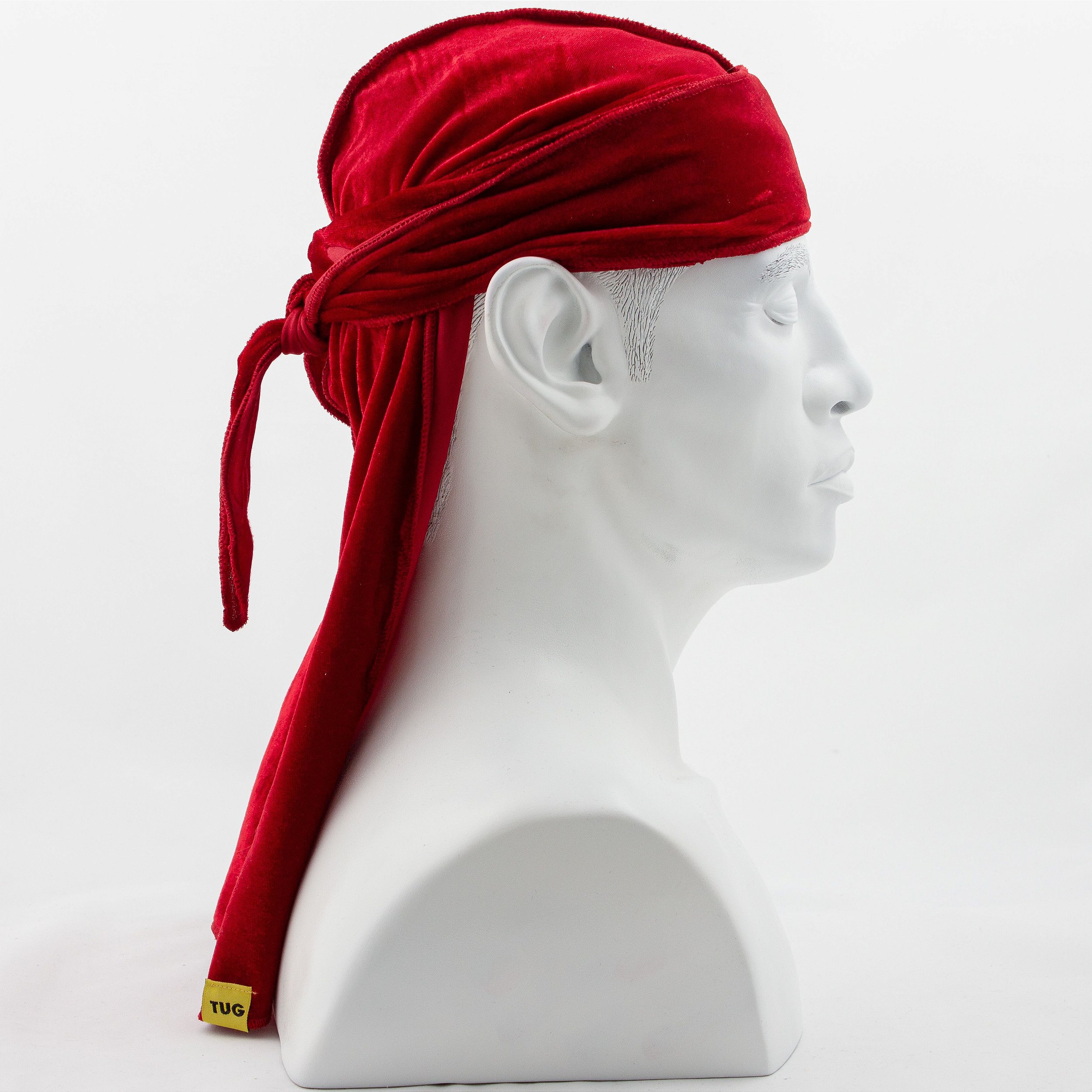 Bandana Durag Veludo Vermelho TUG Brasil Original Coleção Somos Reis ...