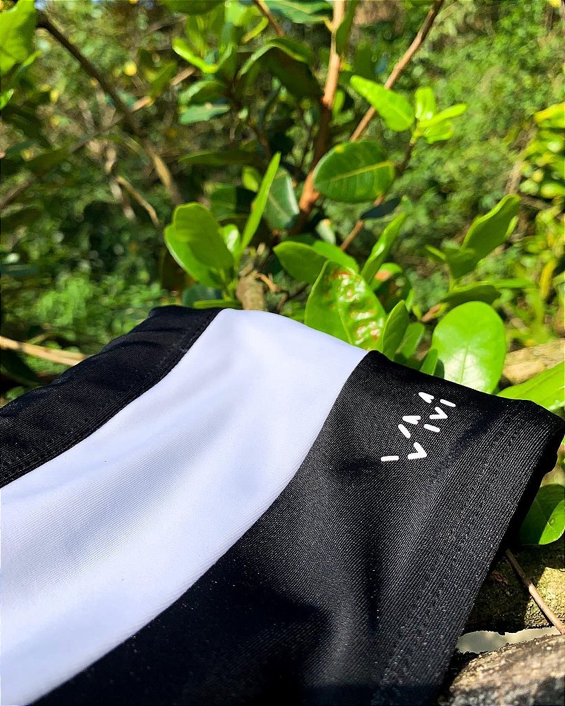 Sunga VM Tradicional Bicolor Black, White & Black - VM Wear