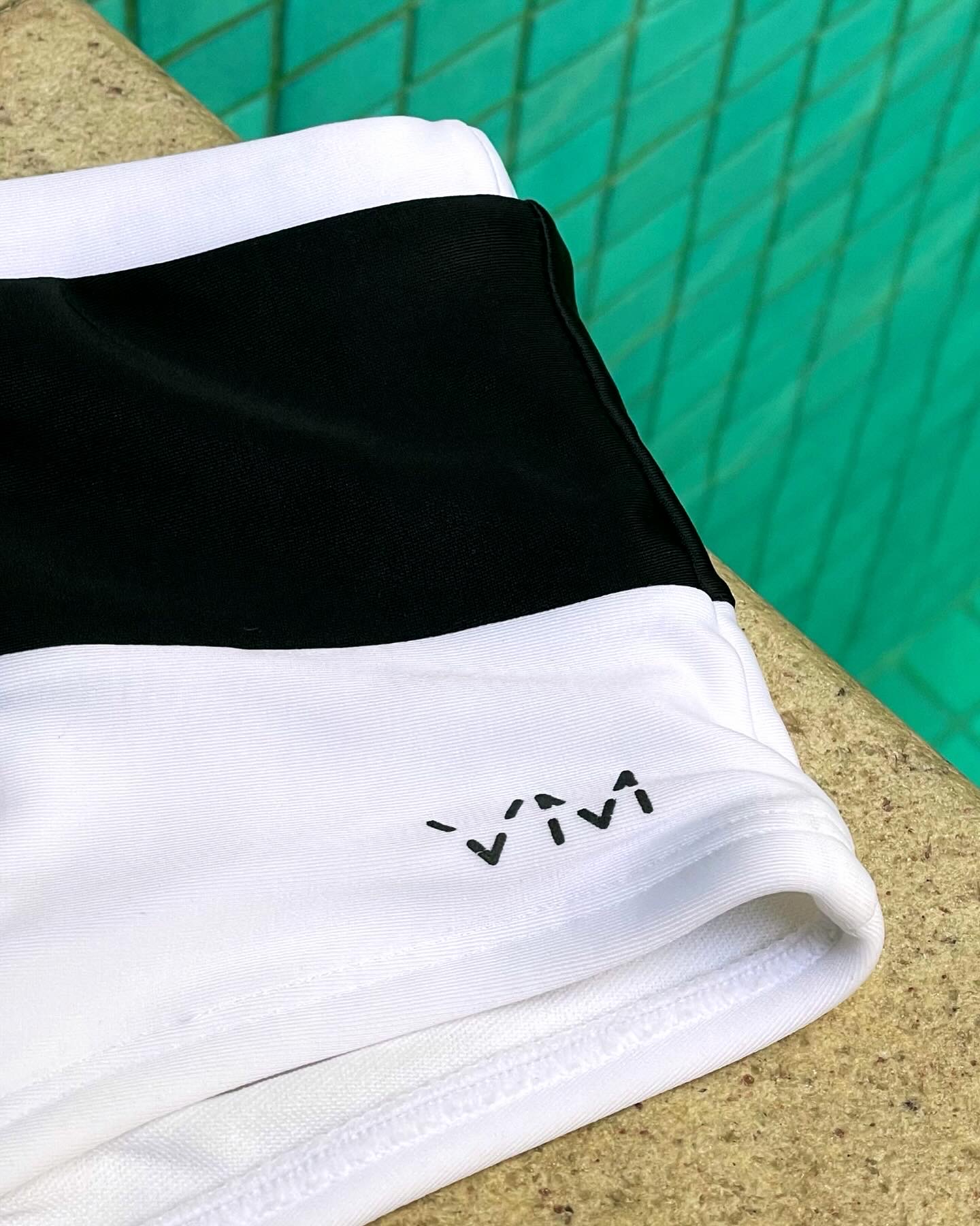Sunga VM Tradicional Bicolor White, Black & White - VM Wear