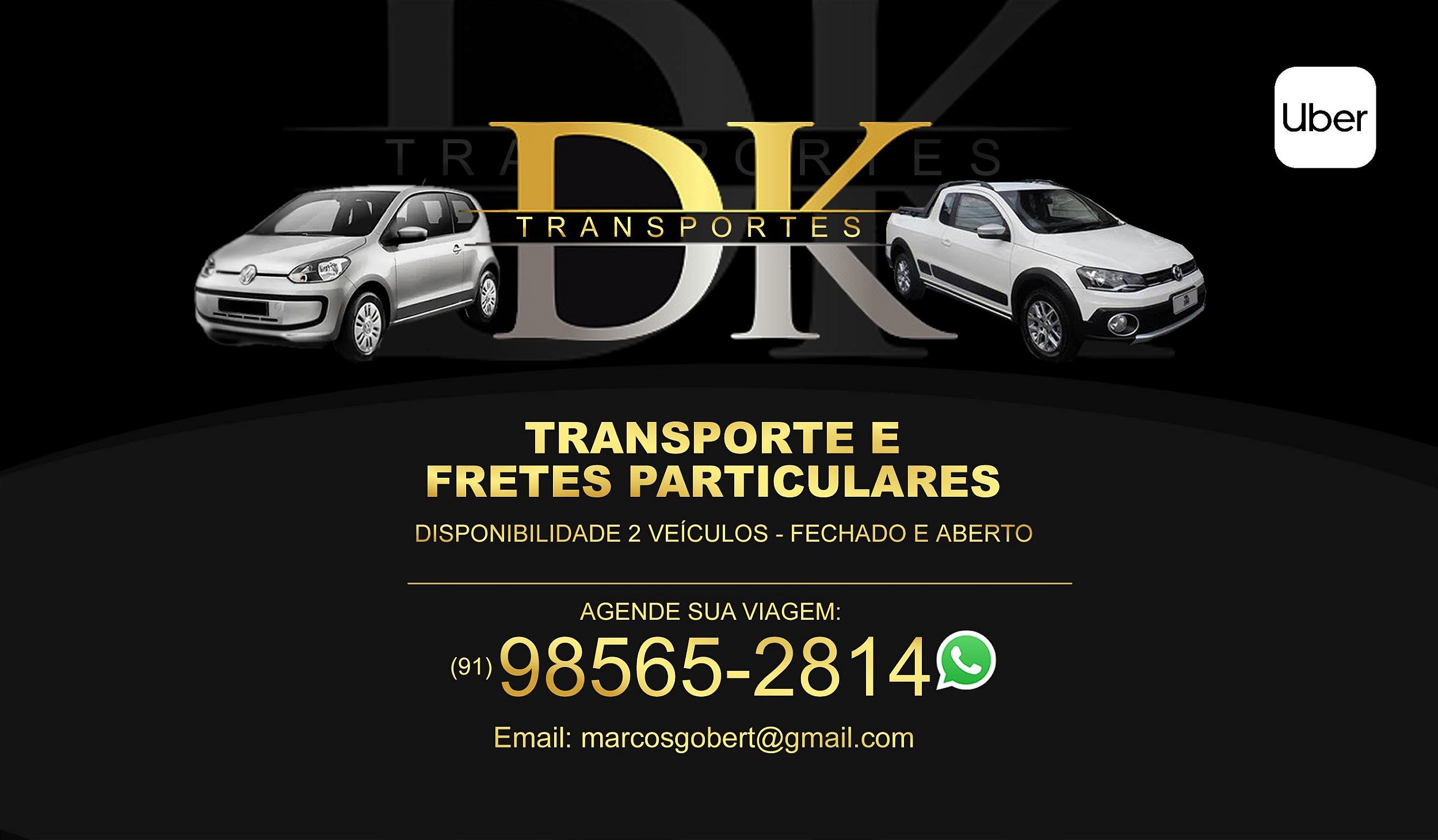 Cartão DK Transportes - Estudio Ts Virtual