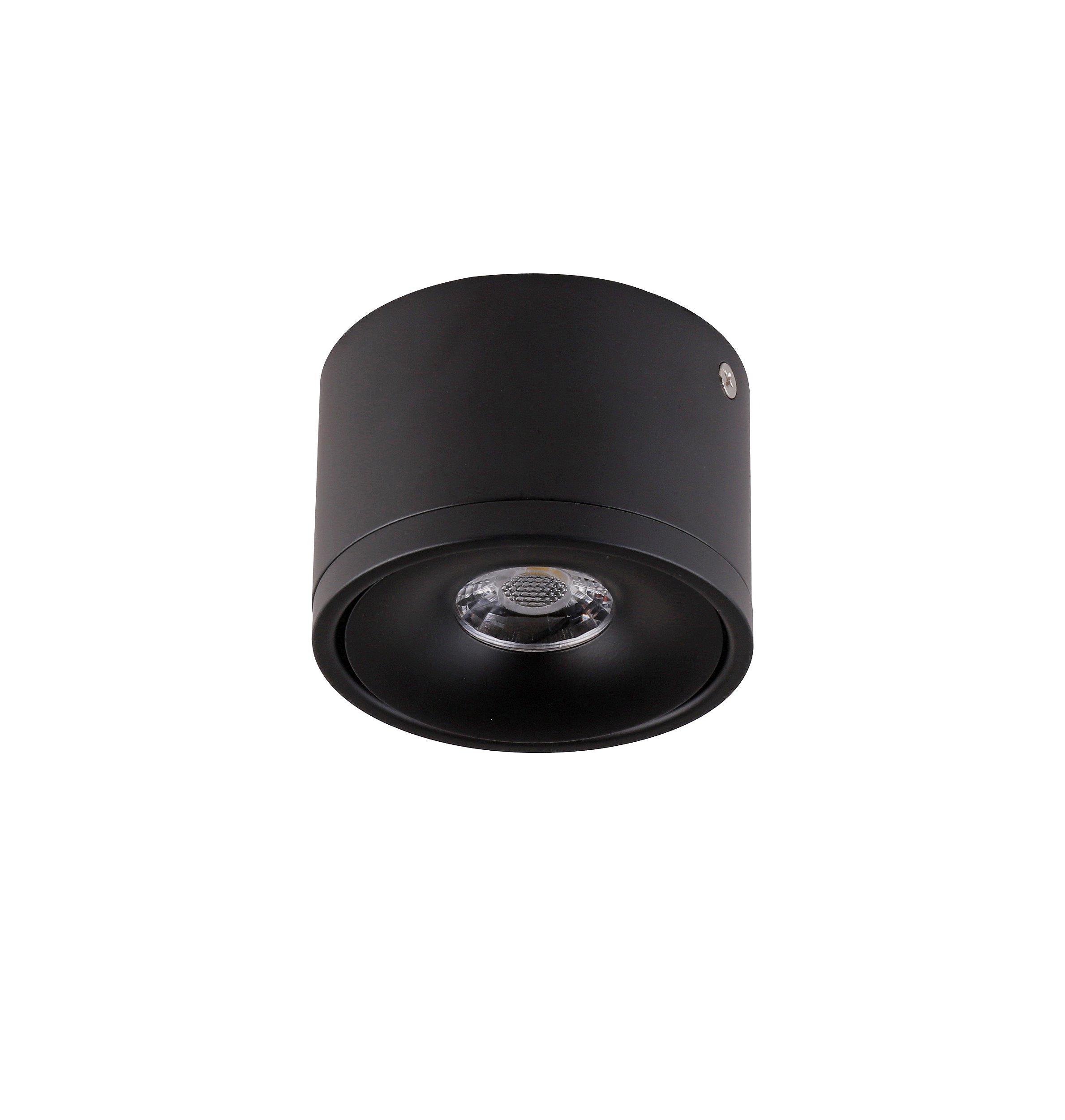 Spot LED Sobrepor Skel 24° 7W 3000K 10x9cm Preto Nordecor 6317 - Lampdecor