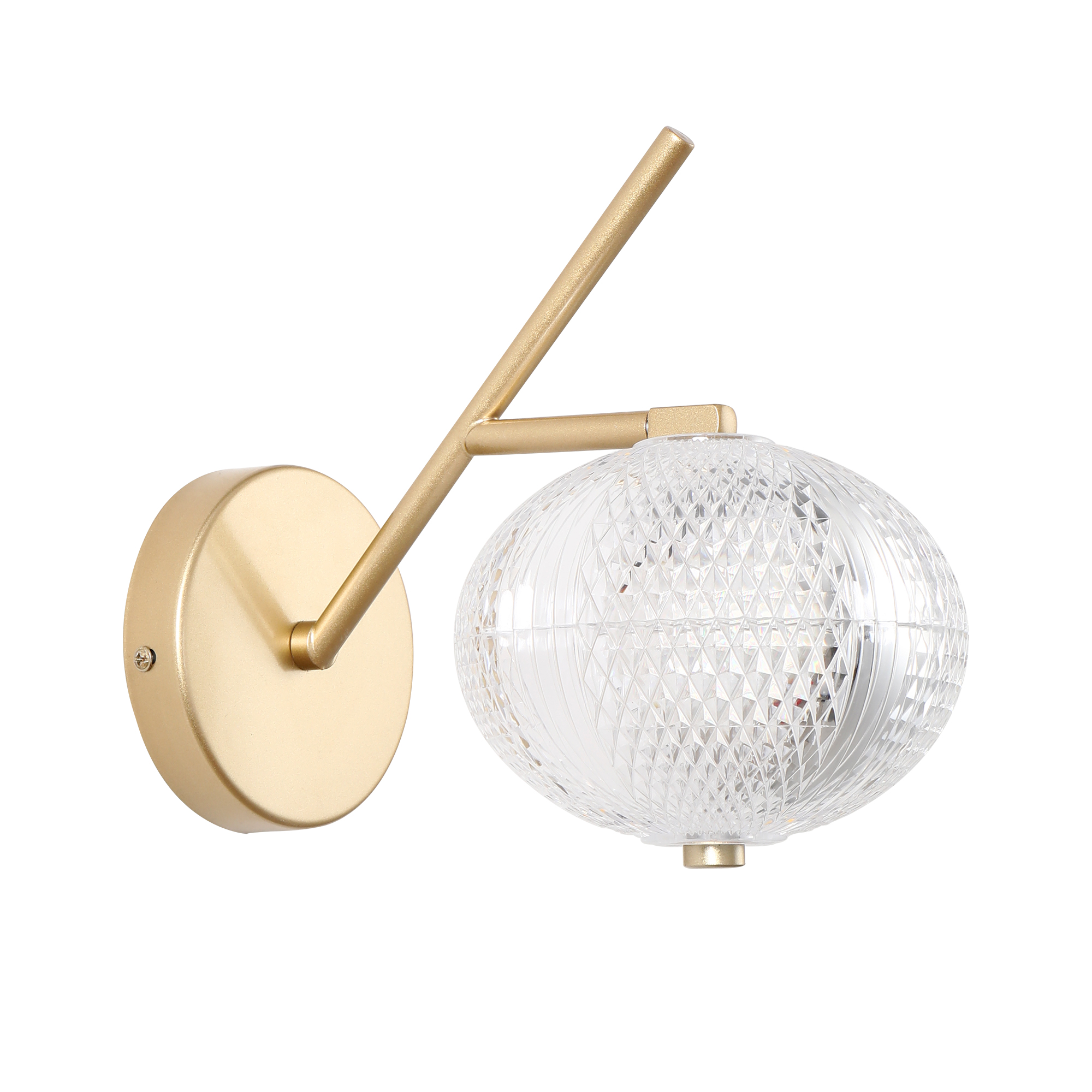 Arandela LED Luse 7W Ouro Champagne 3000K Nordecor 2798 - Lampdecor ...