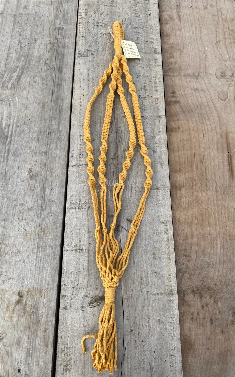 Suporte de macrame Alice - Jardim da Mari Suculentas