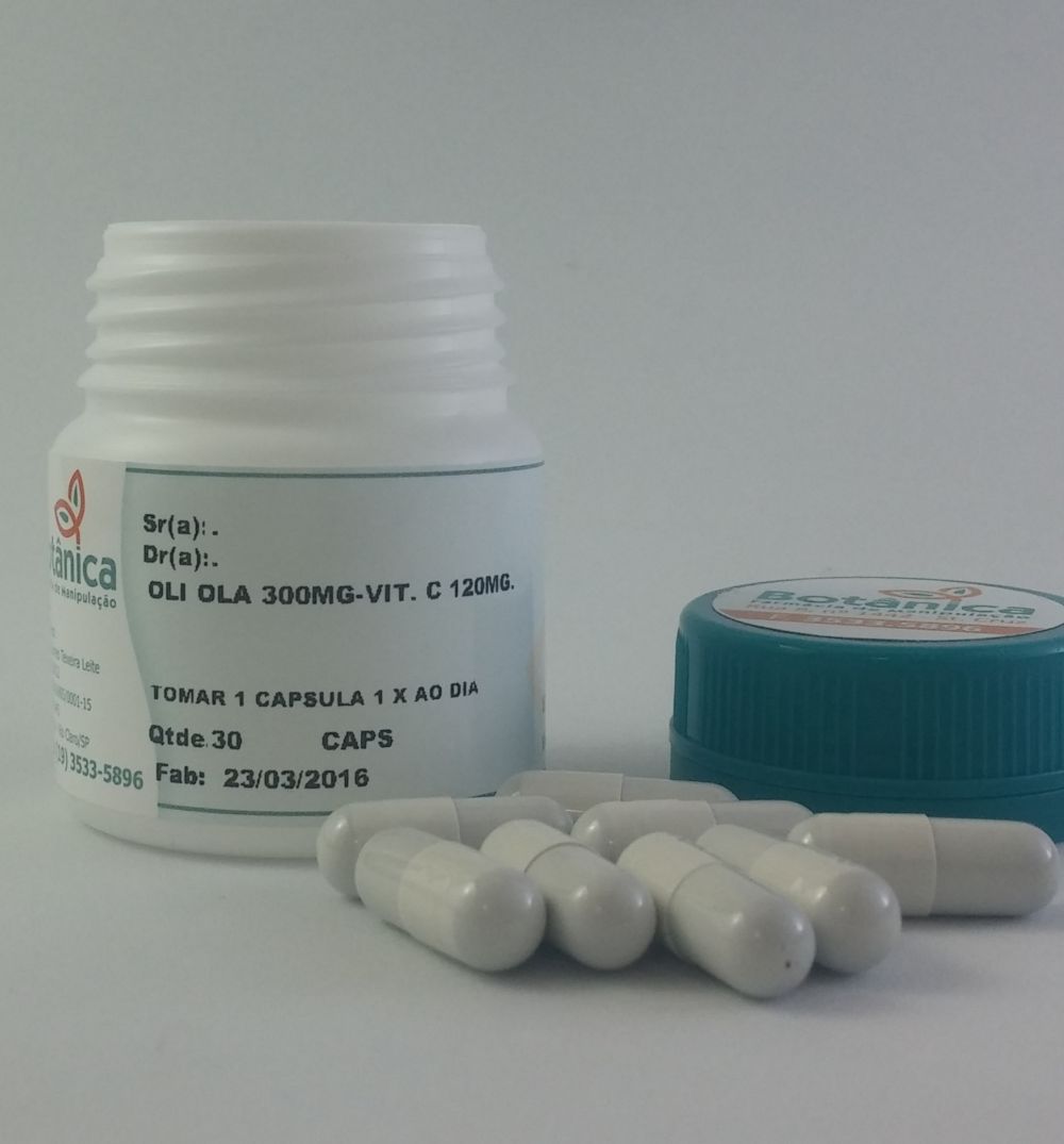 OLI OLA 300mg 30 cápsulas - Farmácia Botânica - Farmácia de Manipulação