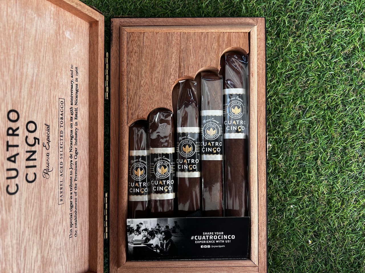 Kit Charutos Joya de Nicaragua Cuatro Cinco Reserva Especial ...