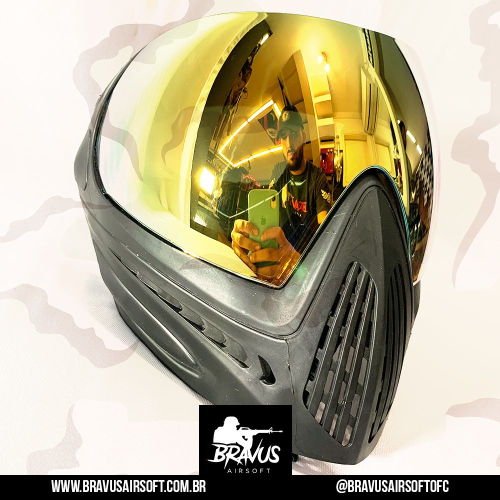 MÁSCARA DE AIRSOFT FULL FACE FMA COM LENTE DYE I4 GOLD - BRAVUS AIRSOFT ...