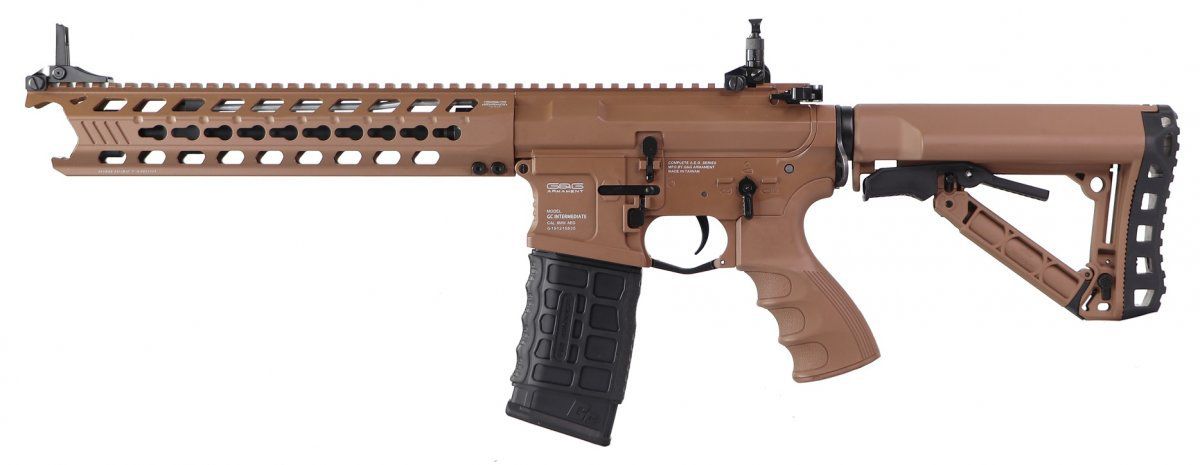 RIFLE AIRSOFT PREDATOR FULL METAL COYOTE BROWN GC16 - G&G - BRAVUS ...