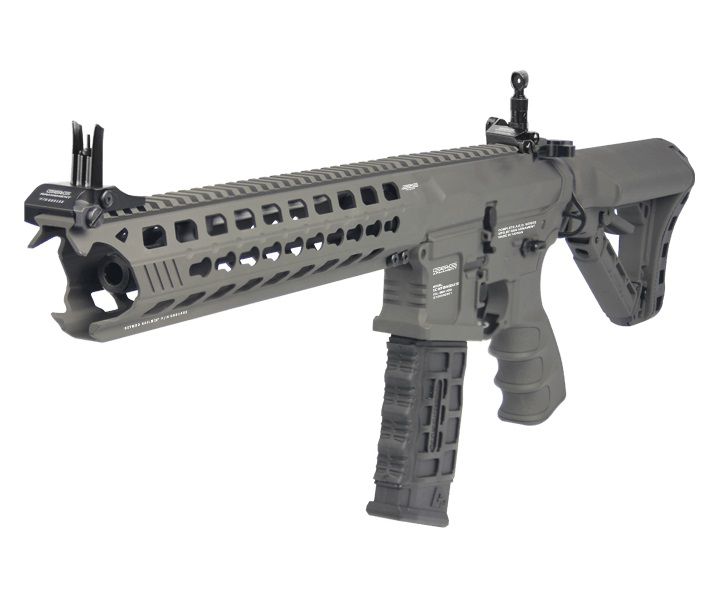 RIFLE AIRSOFT G&G AEG GC16 M4 PREDATOR BATTLESHIP GREY FULL METAL – G&G - BRAVUS AIRSOFT - A ...