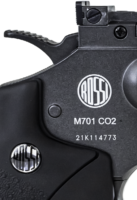 REVOLVER DE PRESSÃO WINGUN METAL 701 4POL CO2 4,5mm + MALETA PLÁSTICA ...