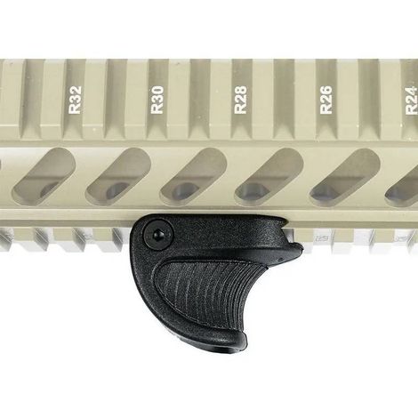 FRONT GRIP ANGULAR MODELO PTK C/ APOIO POLEGAR - PRETO - BRAVUS AIRSOFT ...