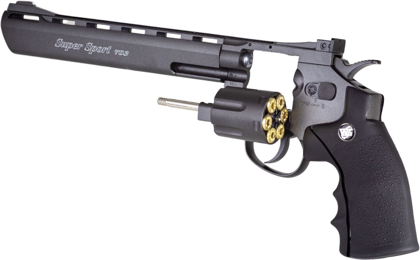 REVÓLVER DE PRESSÃO WINGUN 703B 8POL CO2 4,5MM - BRAVUS AIRSOFT - A ...
