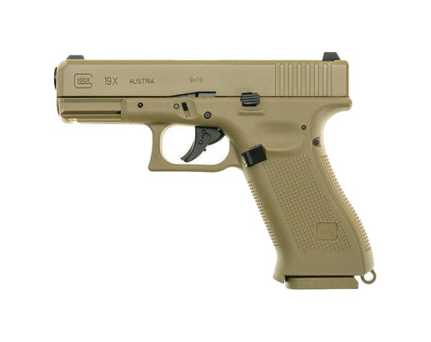 PISTOLA AIRGUN GLOCK G19X TAN GEN5 KIT - UMAREX - BRAVUS AIRSOFT - A ...