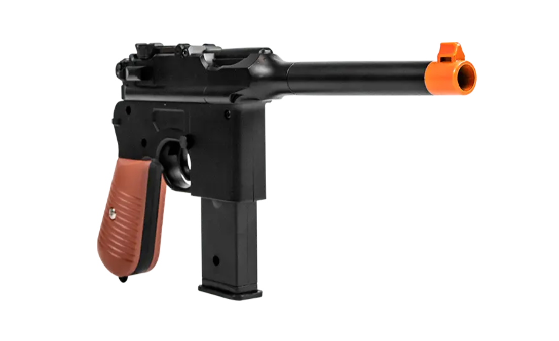 Pistola Airsoft de Mola VG Mauser C96 V10 6 mm + Alvos - BRAVUS AIRSOFT ...