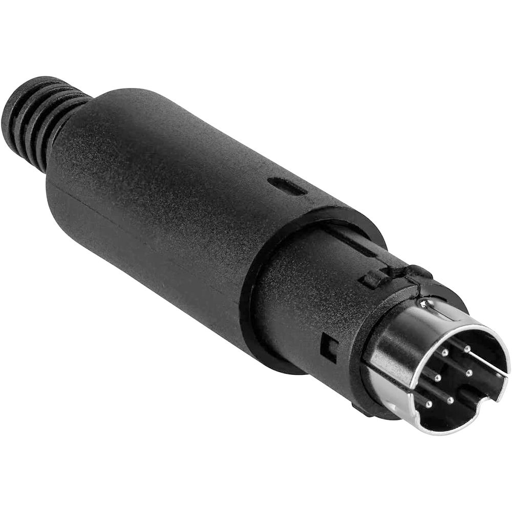 Conector 8 Pinos Padrão MIni DIN Macho Lado Cabo - ON ELETRICA ...