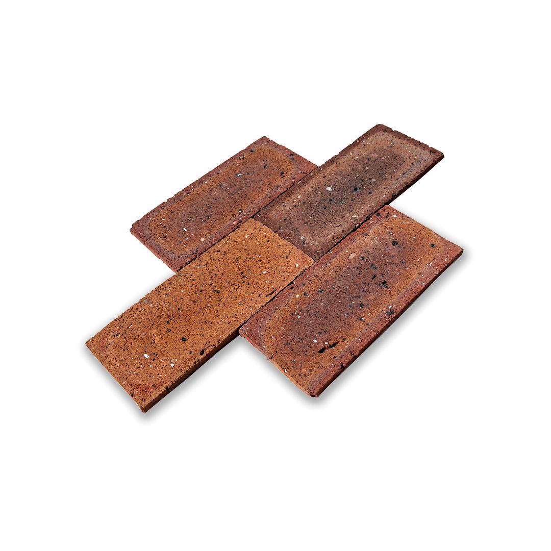 Revestimento Cerâmica Natural Tijolinho Brick Avezzano Inglês Mesclado ...