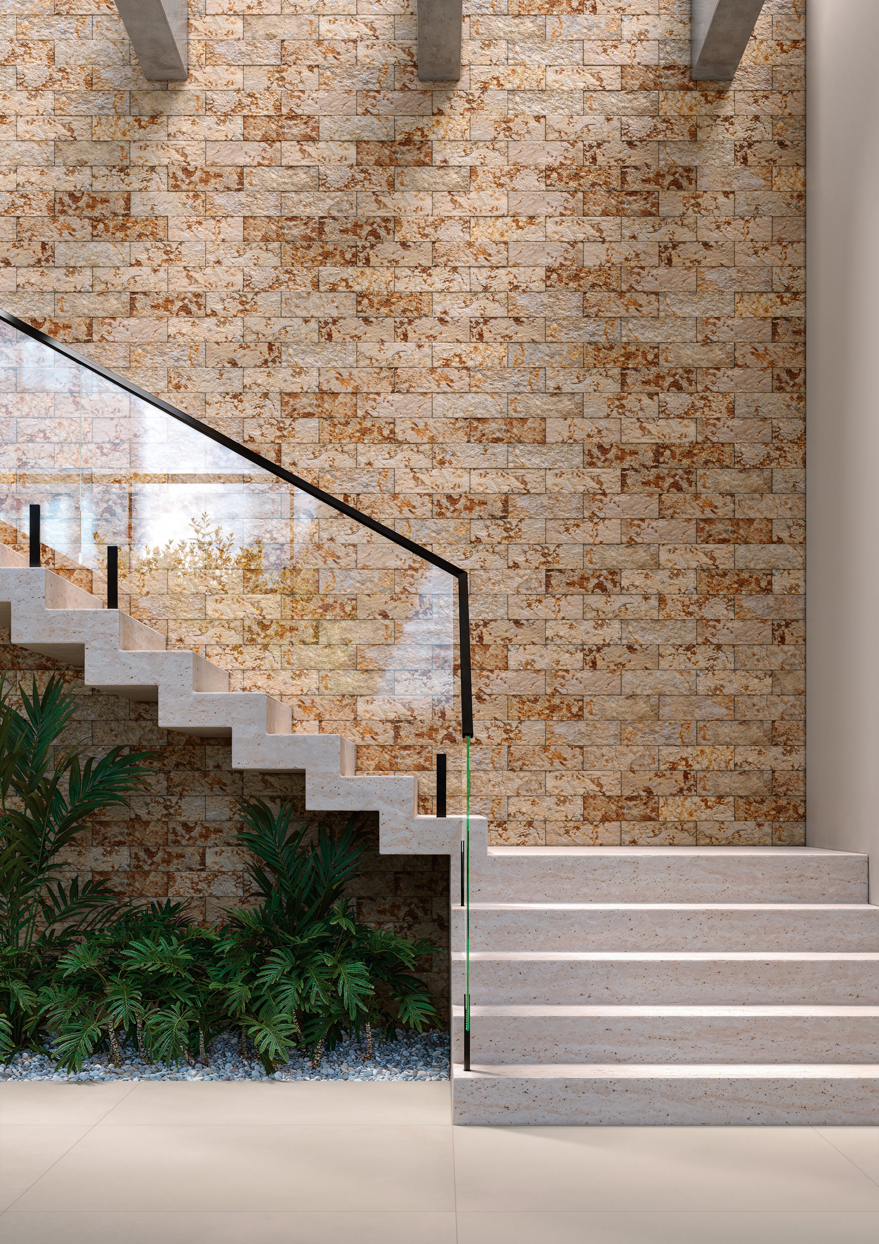 Revestimento Pedra Natural – Travertino Cairo Rústico Importado 10x30cm ...