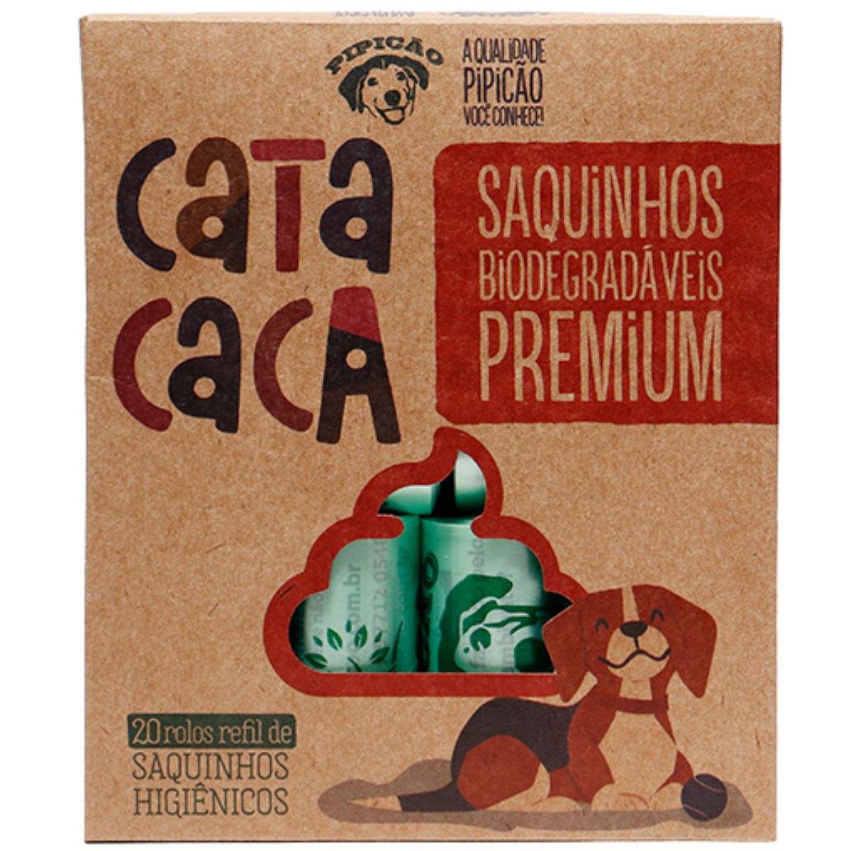 04 Kits de 20 Rolinhos de Saquinhos Biodegradáveis Cata Caca Refil ...