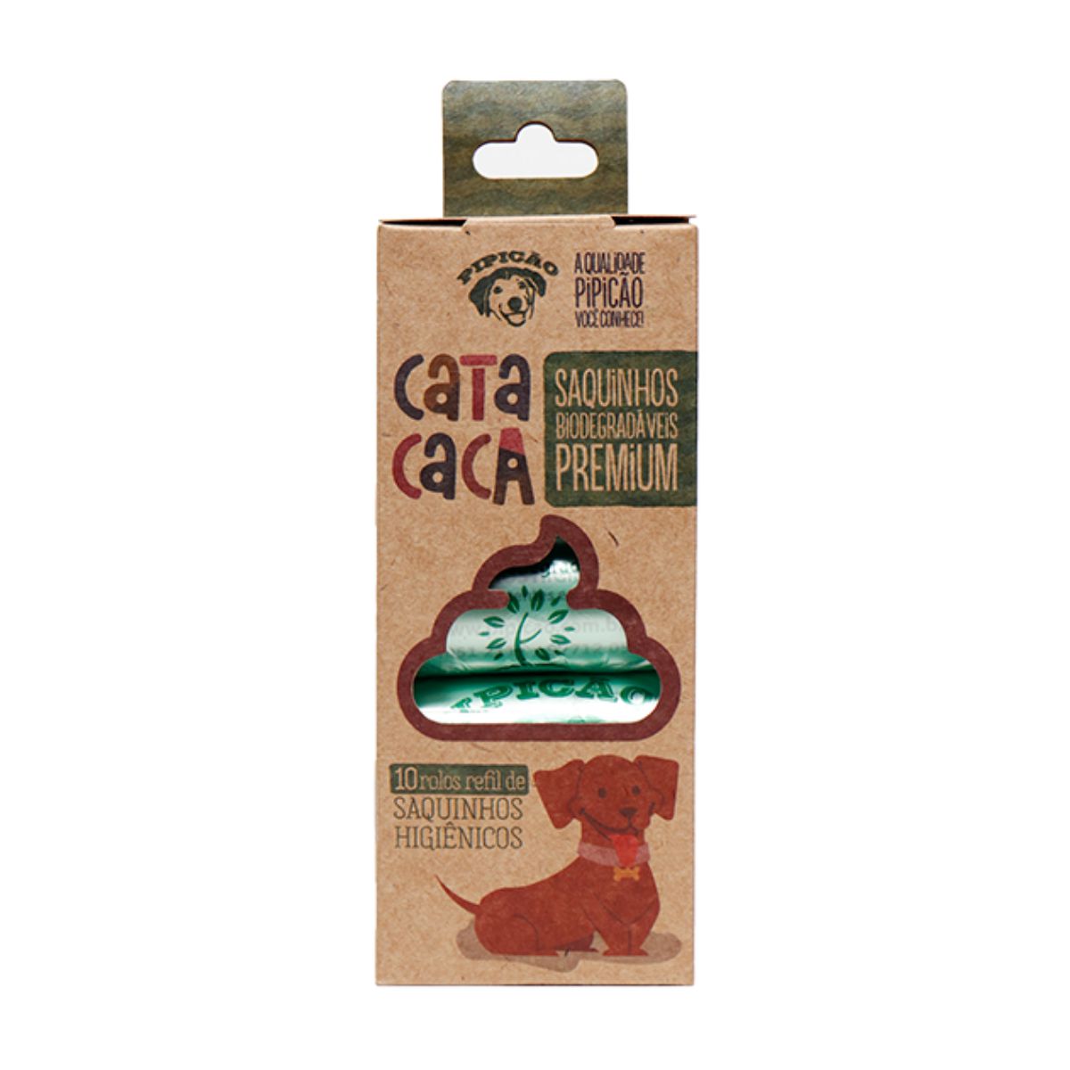 Kit 10 Rolinhos de Saquinhos Biodegradáveis Cata Caca Refil - Pipicao ...